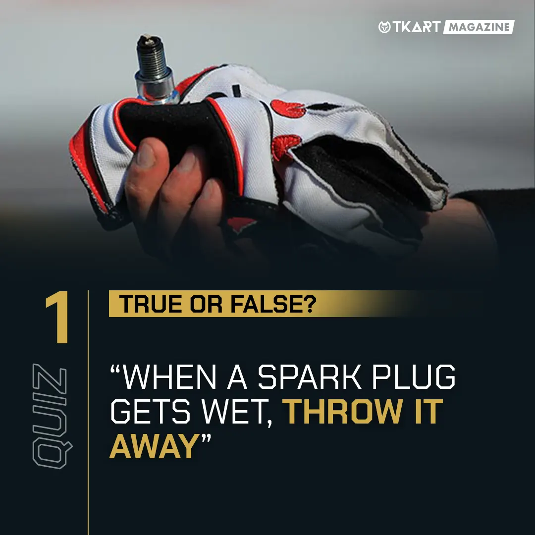 Wet spark plug, what to do? Here's the answer! - TKART - | TKART - News ...