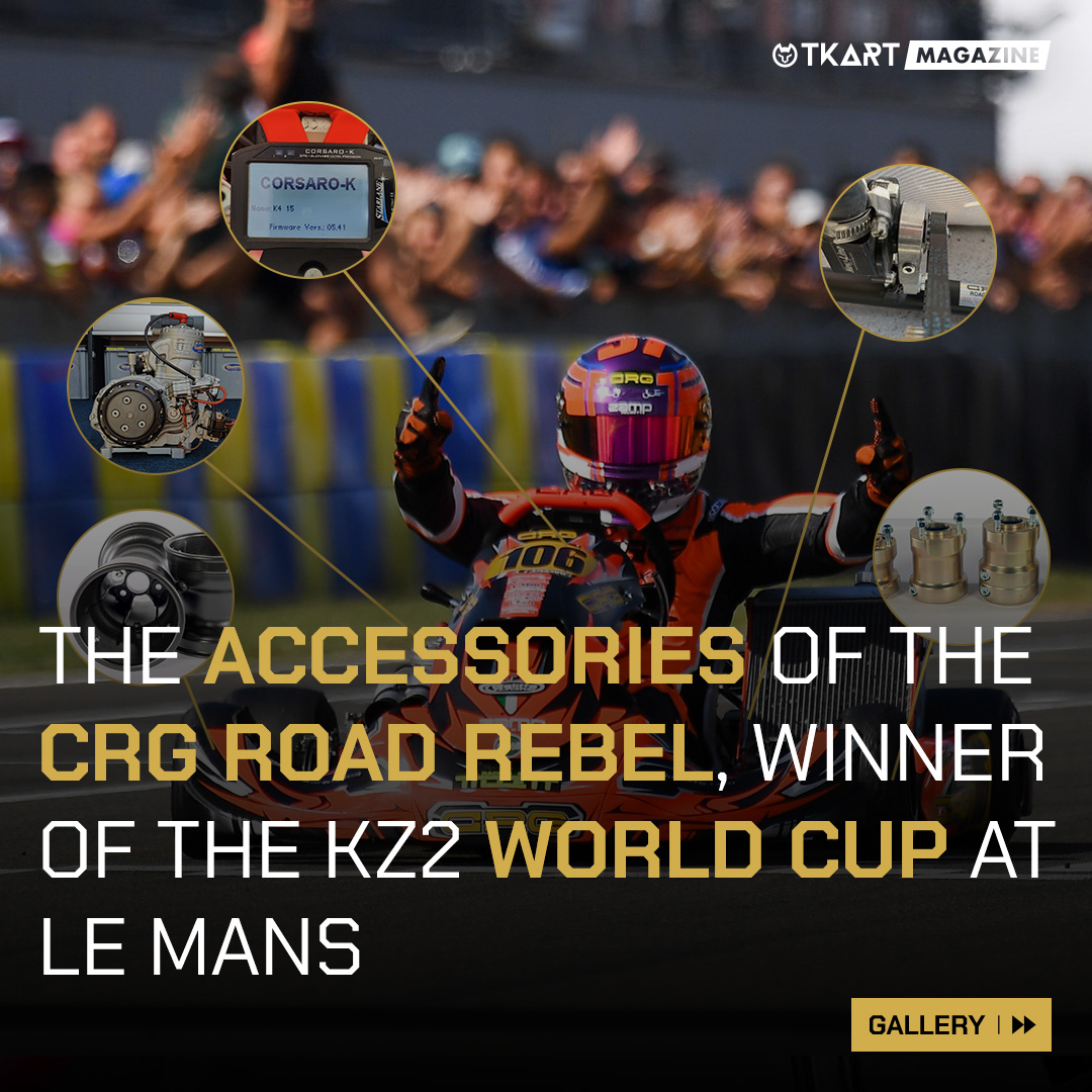 The essential accessories mounted on the CRG Road Rebel KZ2 World ...